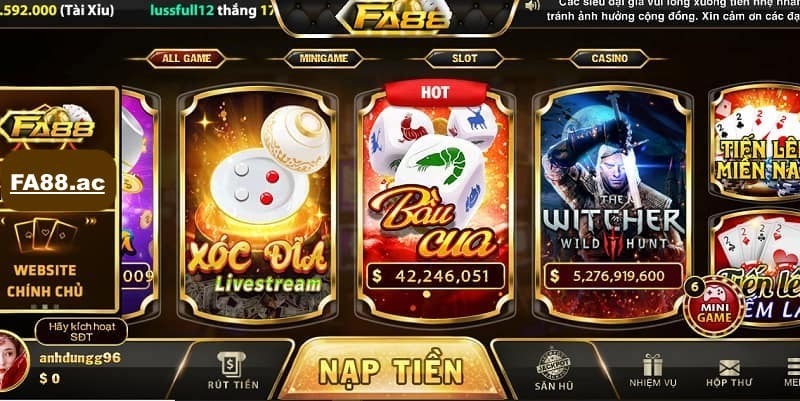 Khám phá FA88 – Sân chơi giải trí trực tuyến uy tín và đẳng cấp hàng đầu: Fa88la